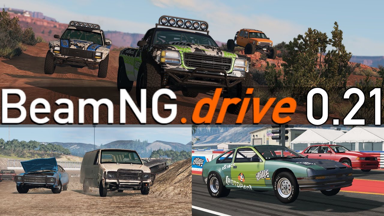 BeamNG.Drive 0.21 Winter Update! | Prerunner D-Series | New Features ...