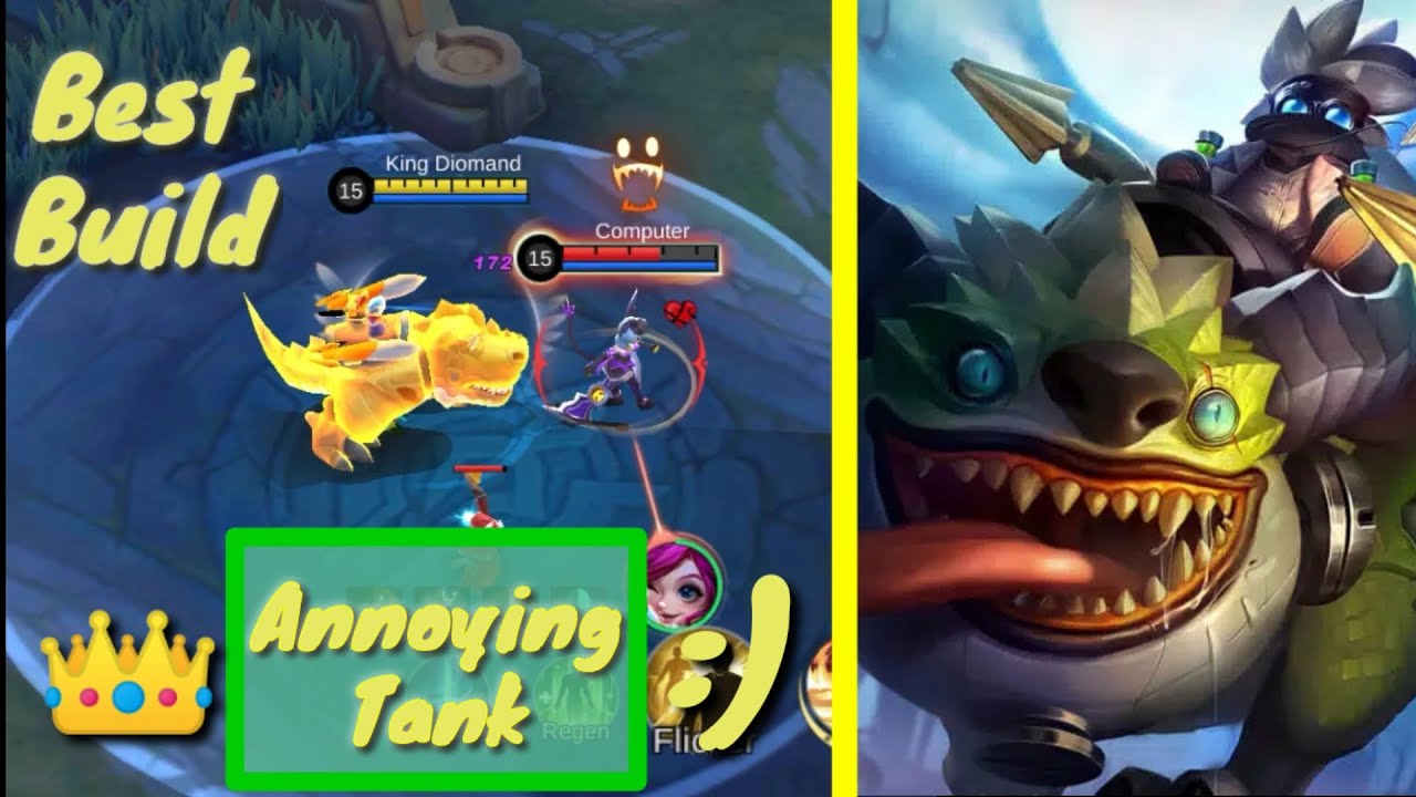Annoying Tank Hero [Tutorial & Builds] | Mobile Legends - YouTube