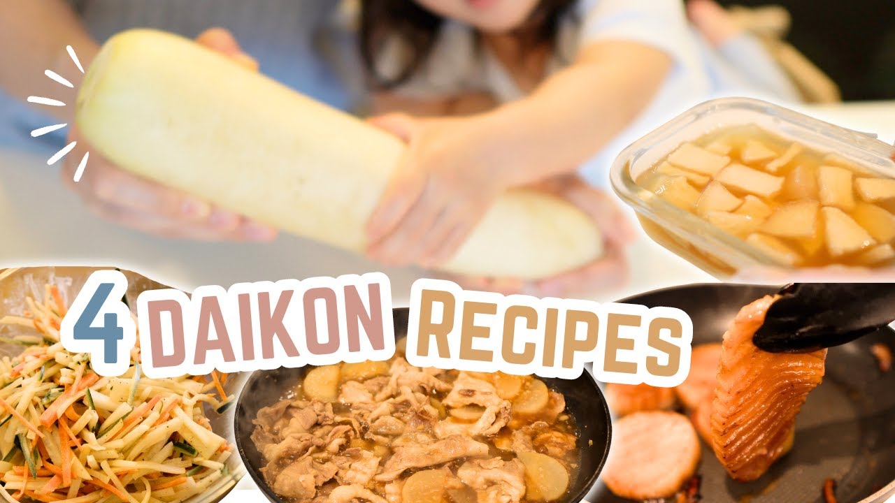 4 Easy Japanese Radish (Daikon) Recipes My Kid Loves - YouTube