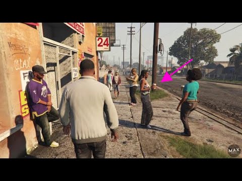 [2020] GTA V - 20 minutes of WALKING IN THE HOOD (REALISM, no HUD, no commentary)