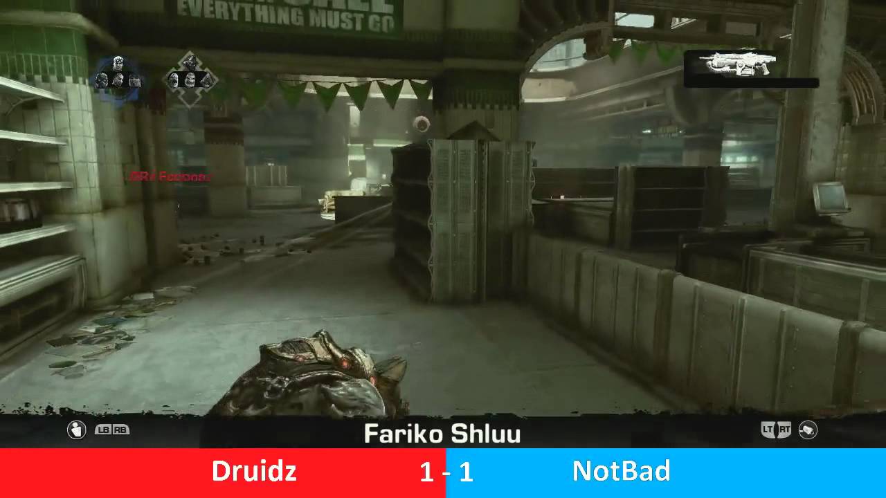 EGL5 : Gears of War 3 : Druidz vs NotBad : Map 3 - Group Stages - YouTube
