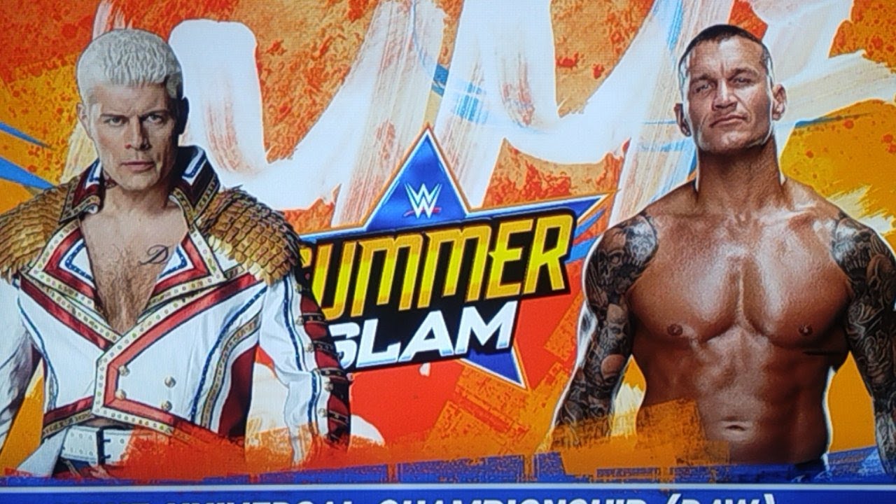 Cody Rhodes vs Randy Orton. WWE SummerSlam - YouTube