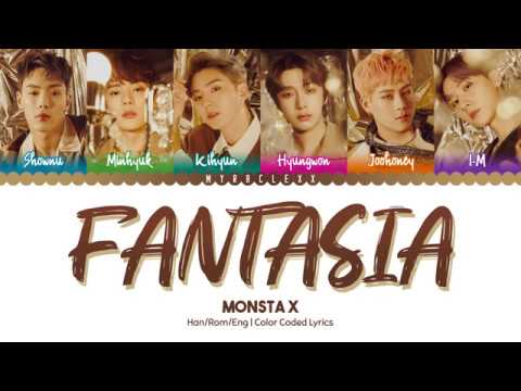 Monsta X (몬스타엑스) - Fantasia Lyrics [Color Coded-Han/Rom/Eng]