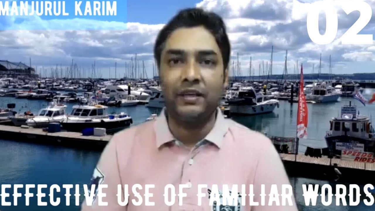 EFFECTIVE USE OF FAMILIAR WORDS - 2 - YouTube