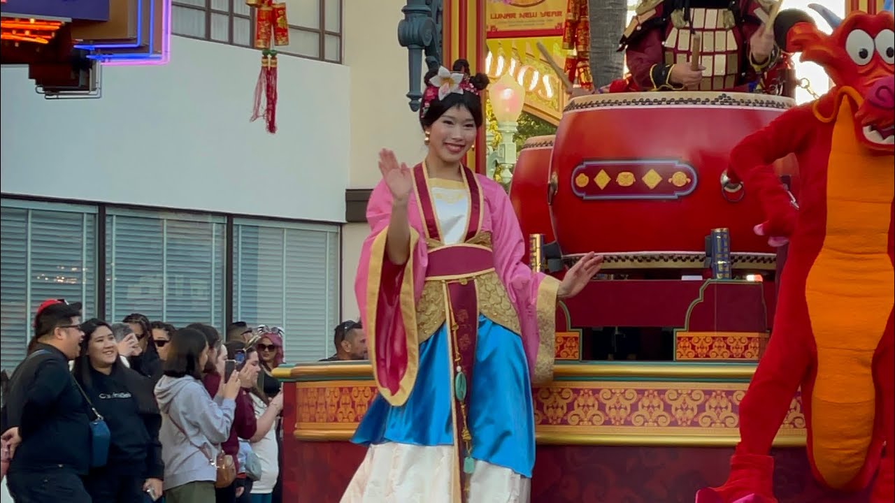 Disney Parade Mulan’s Lunar New Year Procession, Disneyland California ...