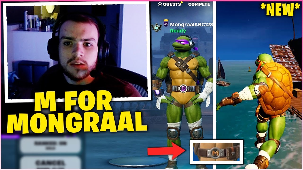 MONGRAAL SHOWS MAX Movement & Editing Speed With NEW NINJA TURTLE Skin ...