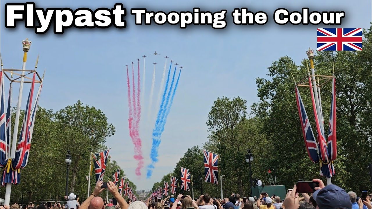 FLYPAST 2023 Wows The Crowd! "Trooping The Colour" - YouTube