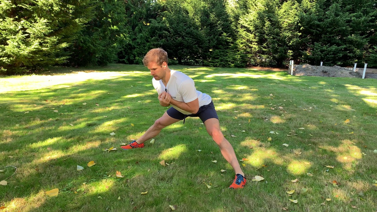 How to: The Standing Straddle Stretch - YouTube