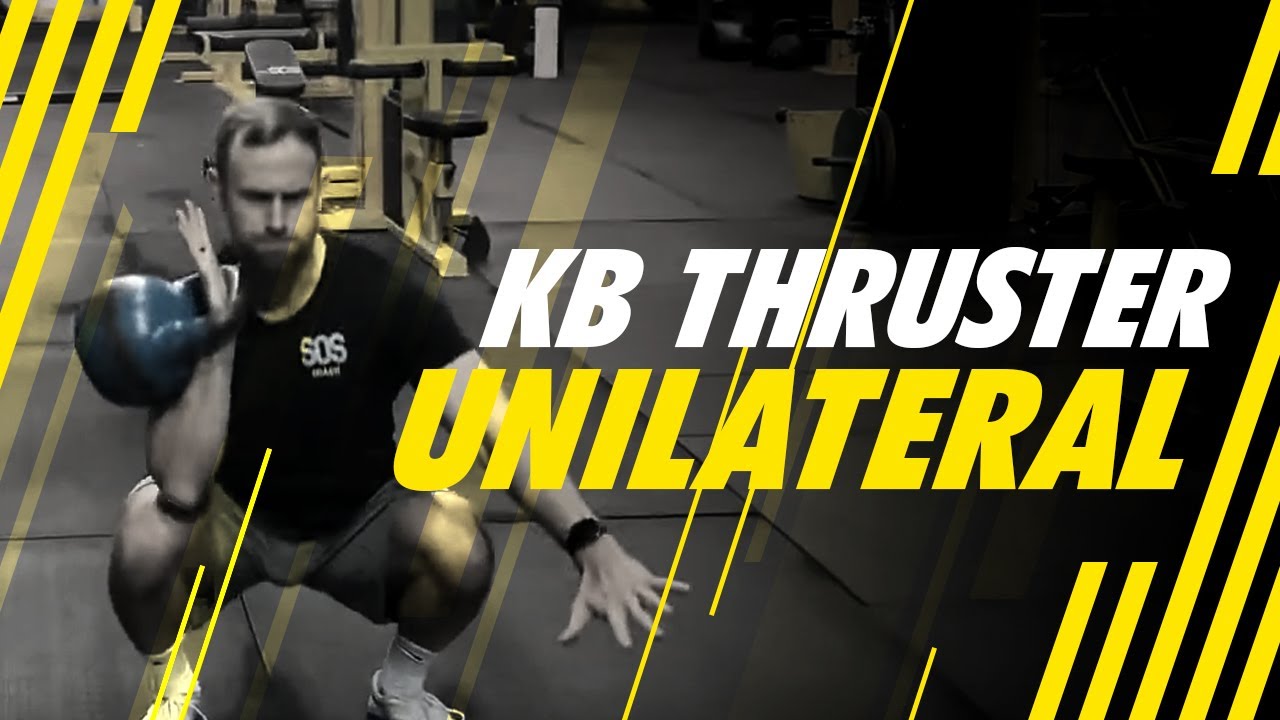 KB Thruster - Unilateral Exercise Demonstration - YouTube