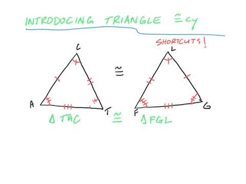 Introducing Triangle Congruency Shortcuts, SSS (1 of 2) - YouTube