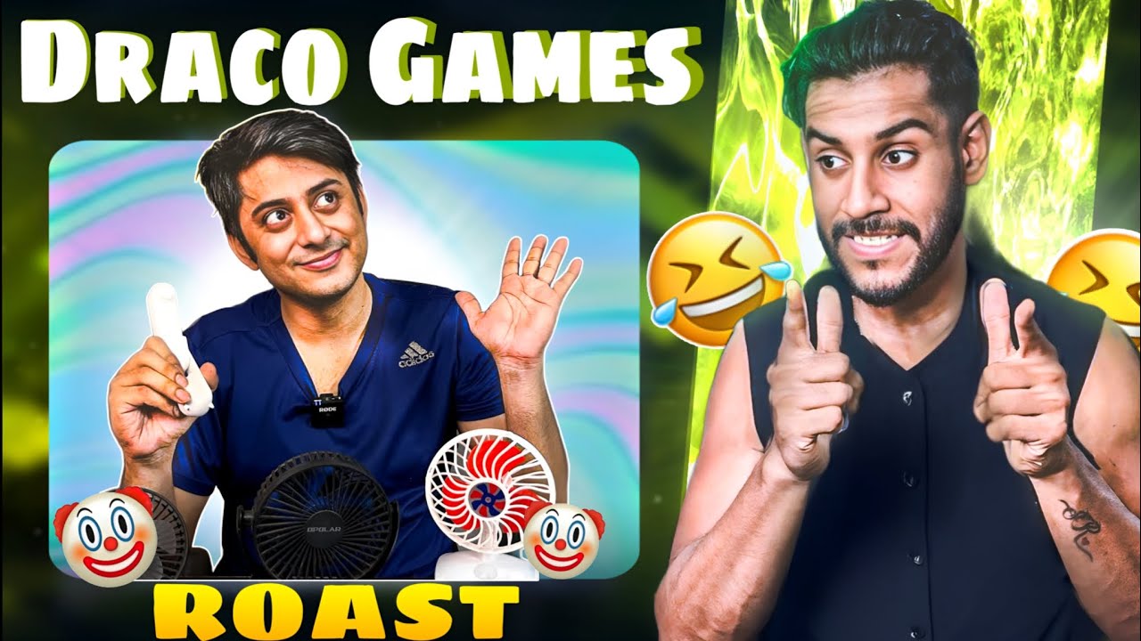 😱 WORST INDIAN GAMING CHANNEL ROAST DRACO GAMES 💀 🎯 - YouTube