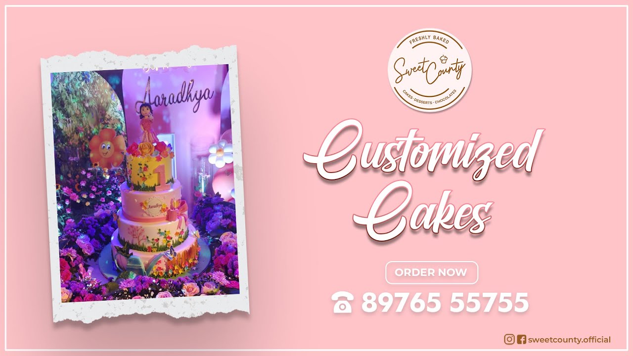Customized Cakes | SWEET COUNTY BEST CAKES - YouTube