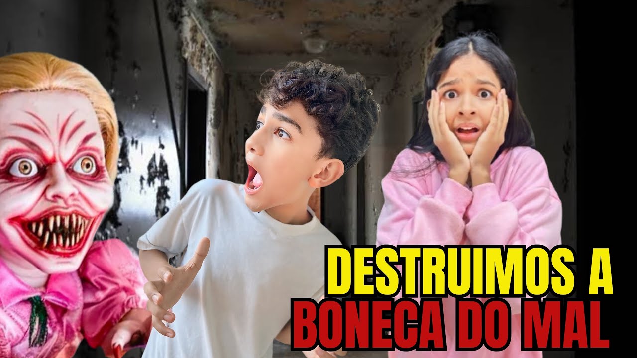 A BONECA DO MAL APARECEU NOVAMENTE!!*olha o que fizemos com ela! - YouTube