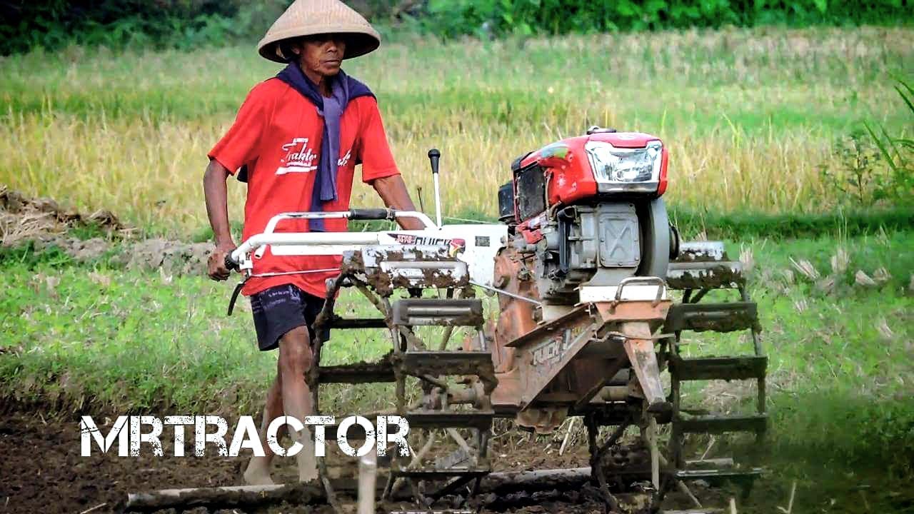 Quick G3000 Zeva Diesel RD85Di-2S Two Wheel Tractor Working รถไถนาเดิน ...