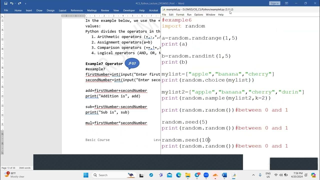 Python 7 Youtube