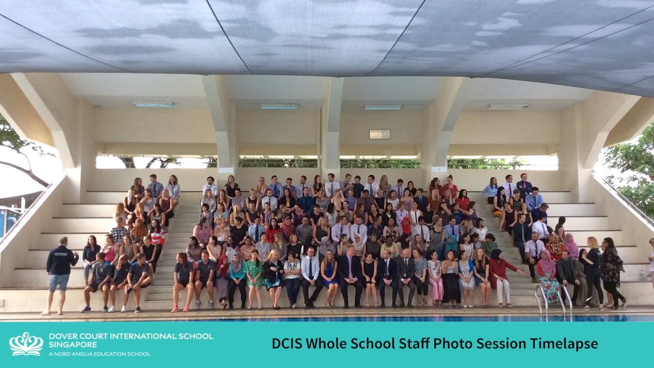 DCIS: Whole School Staff Photo Session Timelapse - YouTube