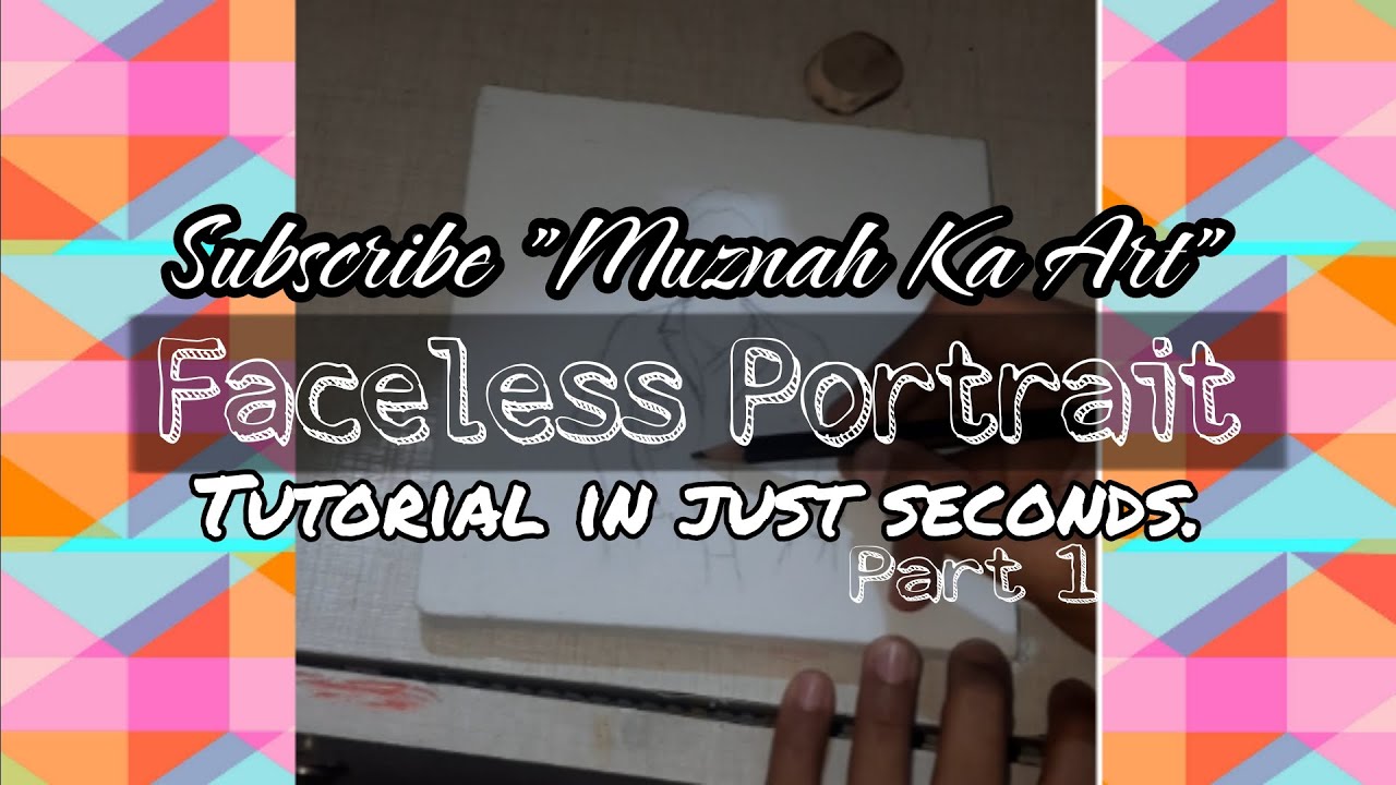 Faceless Portrait painting tutorial l art tutorial l acrylic Painting ...