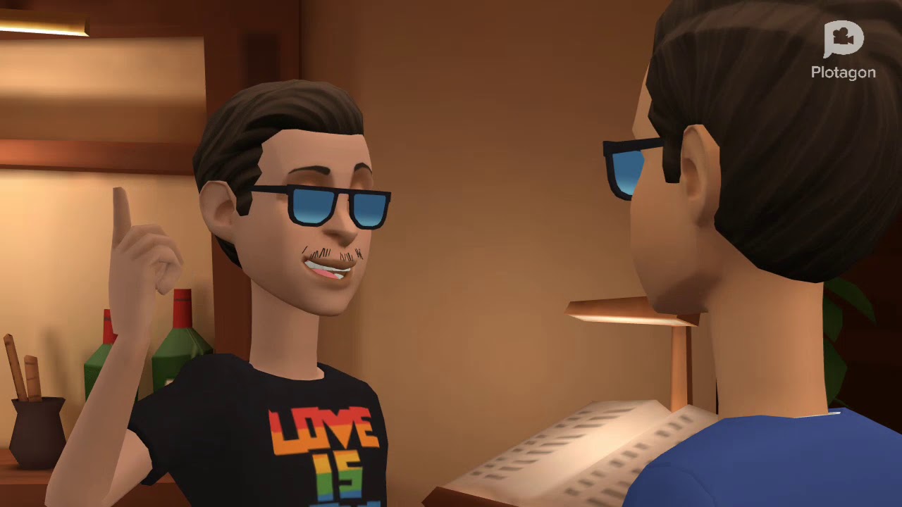 An Example Plot In Plotagon But With My Friends - YouTube