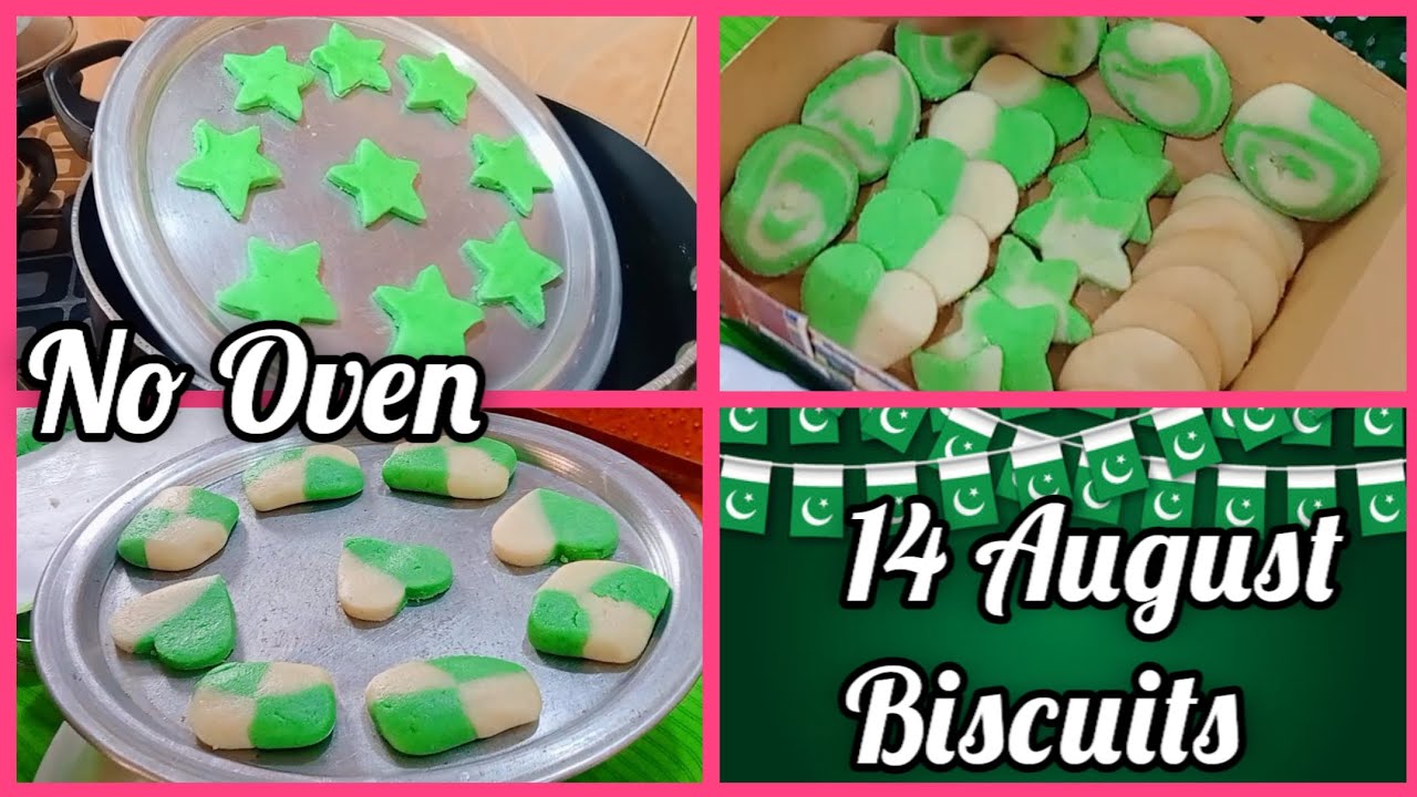 14 August Independence Day Special Biscuits or Cookies Without Oven ...