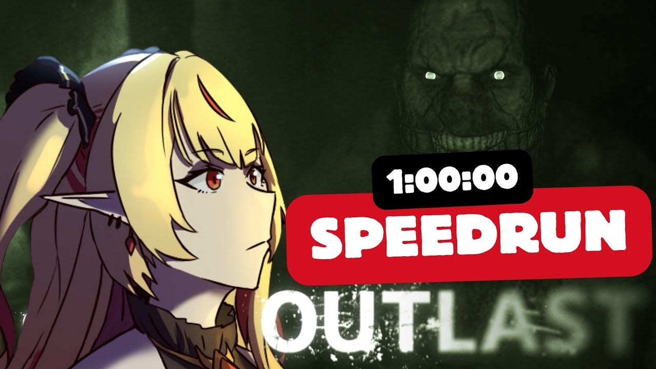 【SPEEDRUN】OUTLAST in 1 HOUR 【Ruby Runeheart l idolES】 - YouTube