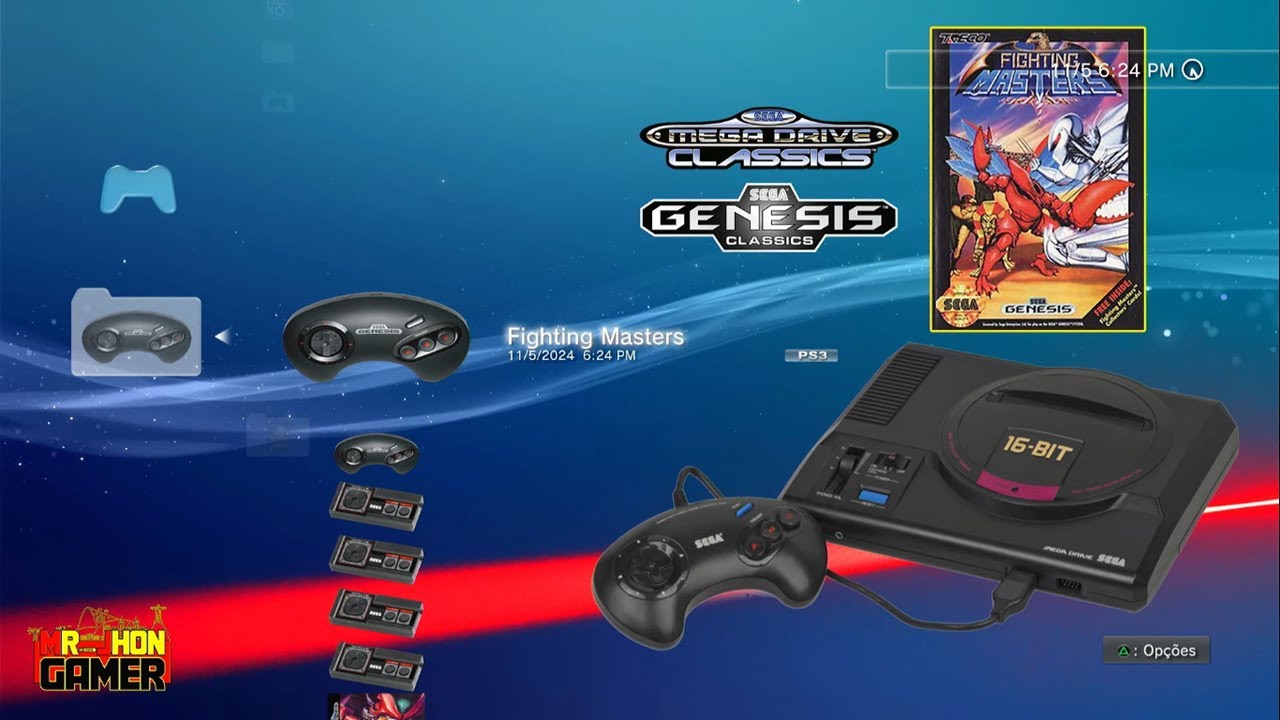 Fighting Masters Mega Drive PKG PS3 - YouTube