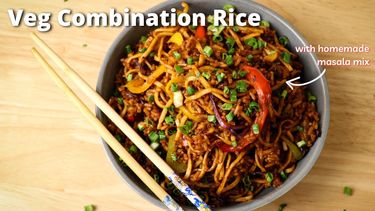 Veg Combination Rice Recipe - YouTube