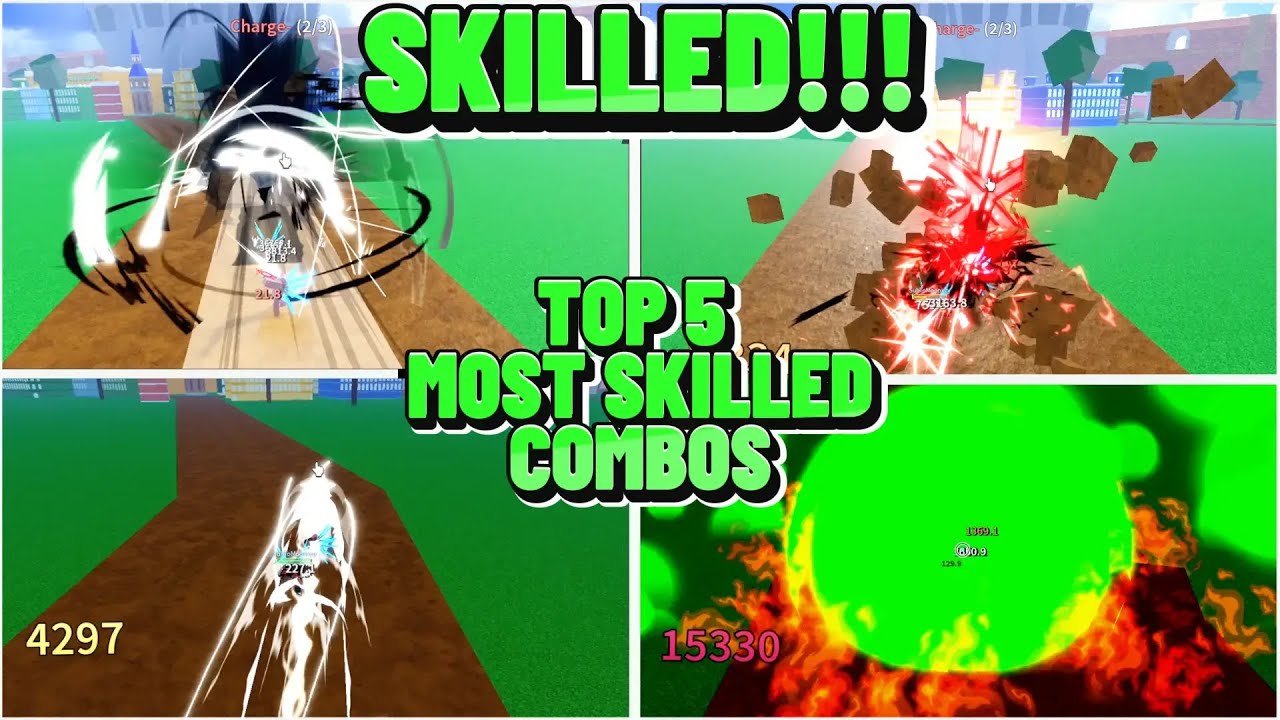 *NEW* Top 5 MOST SKILLED COMBOS | Blox Fruits UPDATE 22 - YouTube