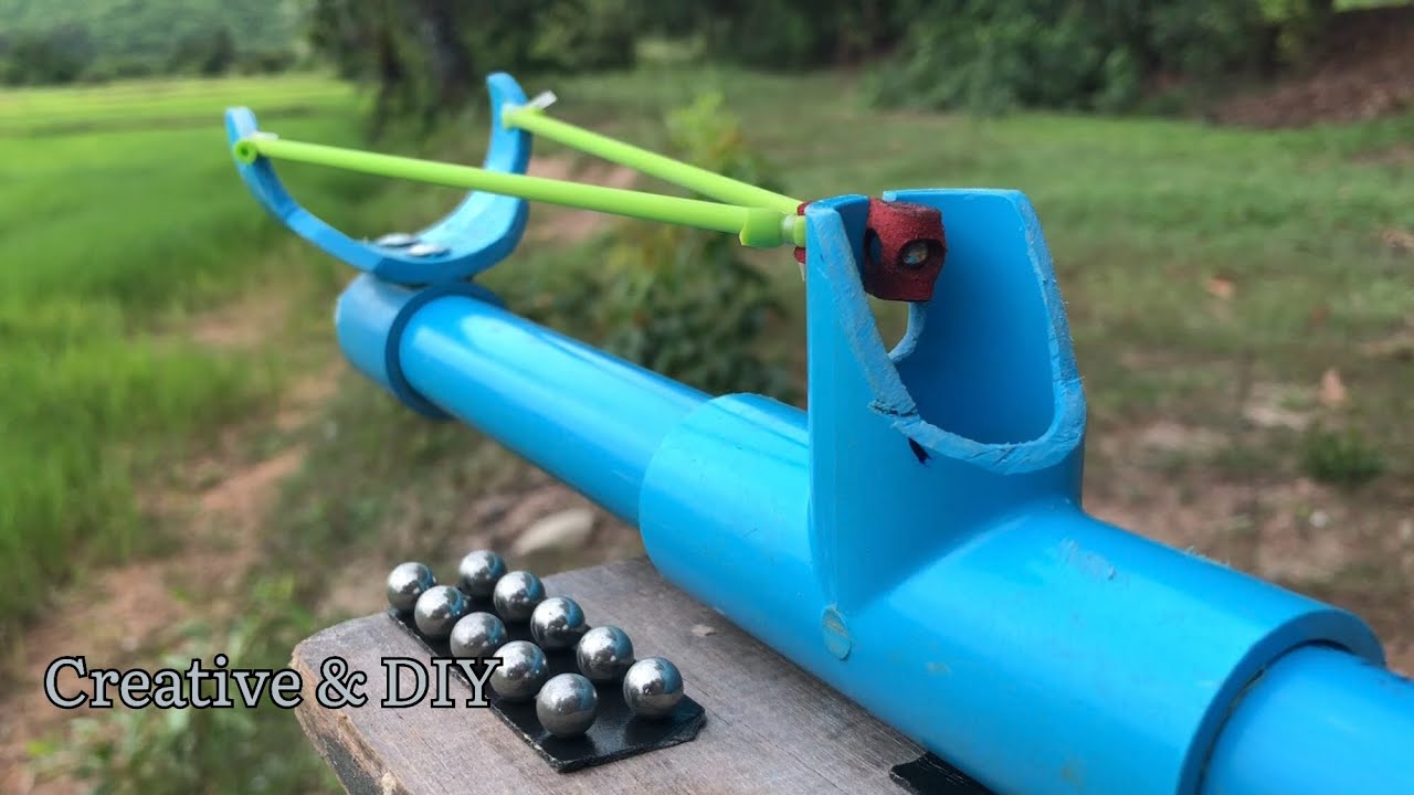 DIY Making How to make Easy Mini slingshot power from Creativity simple ...