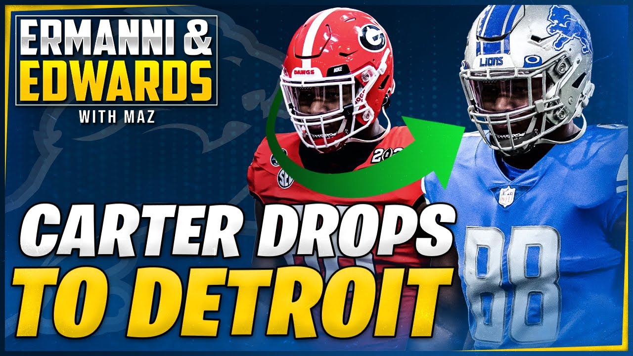 Jalen Carter WILL DROP to the Detroit Lions - YouTube
