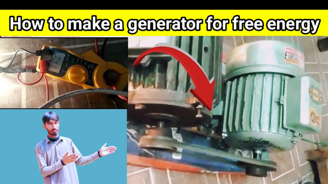 How to make a generator for free energy - YouTube