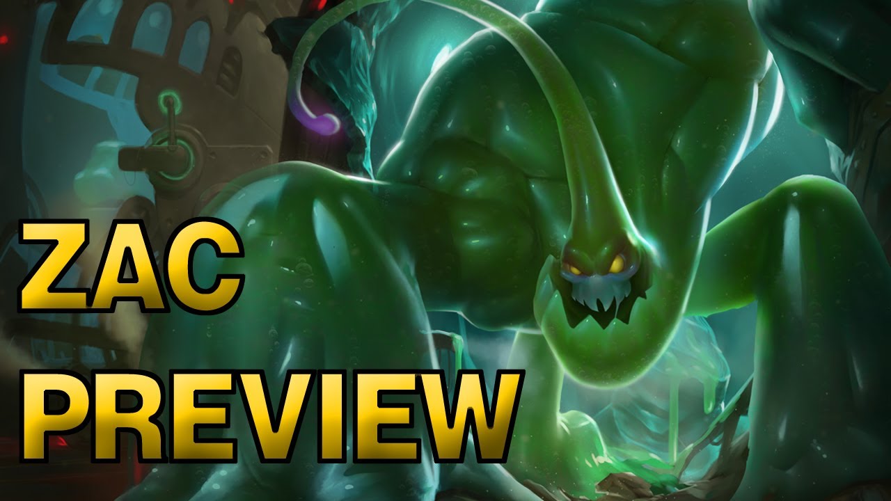 Zac - Champion Spotlight - League of Legends Preview - YouTube