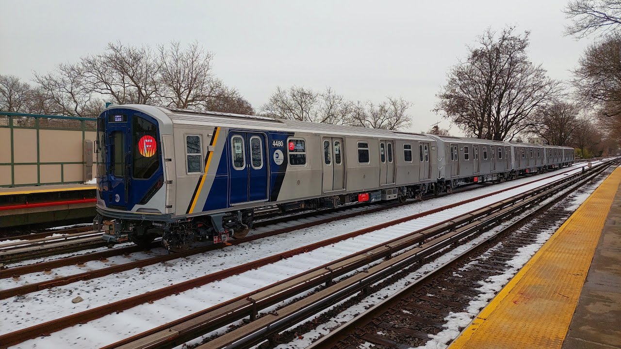 NYC Subway: R211 4480-4484 Testing on the Brighton Line #mta - YouTube