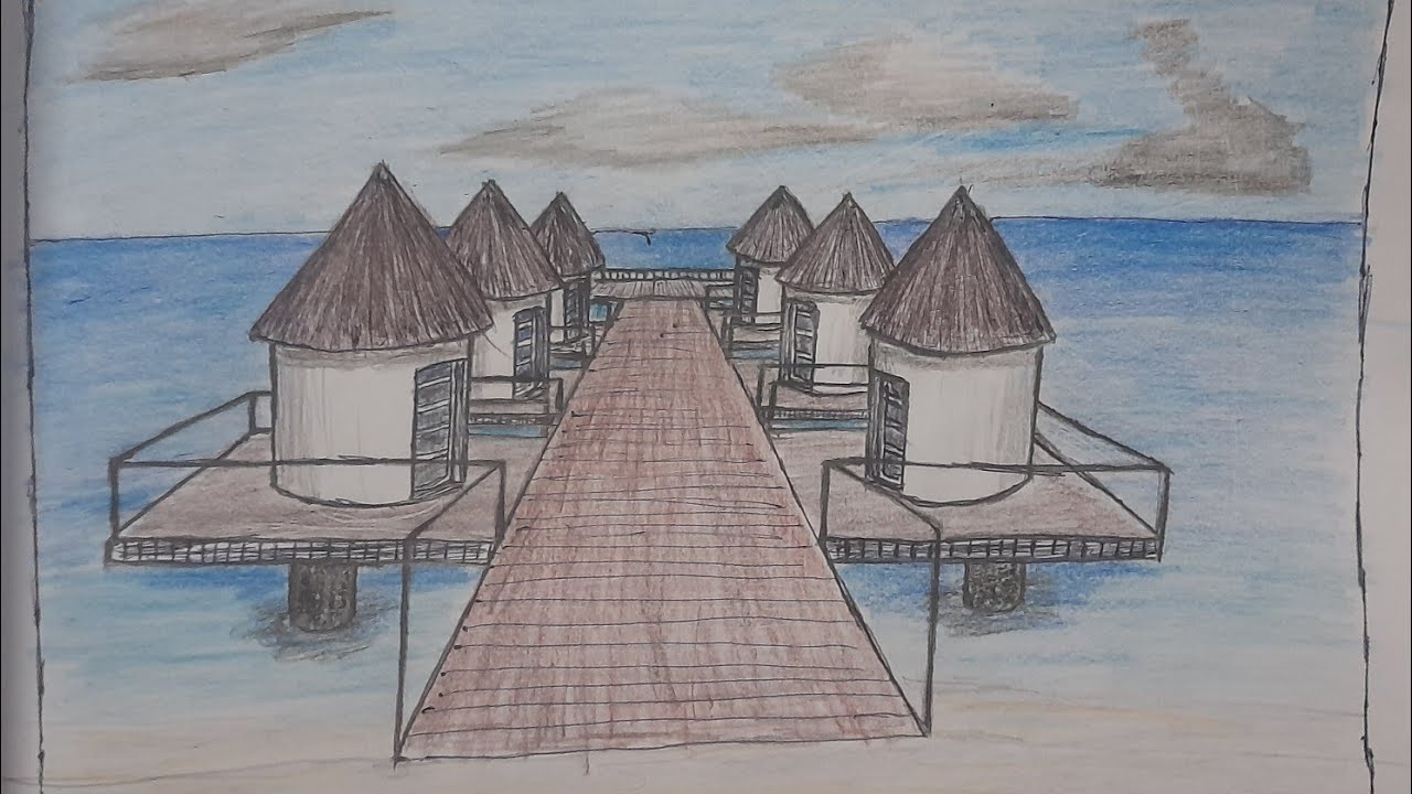 Comment dessiner des cases sur pilotis - YouTube