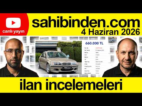 2CR Canlı - 4 Haziran 2026  - İkinci El İlan İncelemeleri #sahibinden