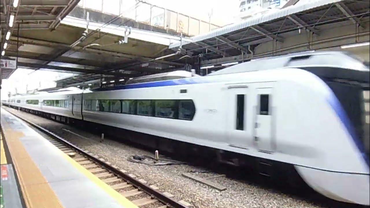 中央線E353系下り特急と、E353系上り特急を撮った。西国分寺駅 - YouTube