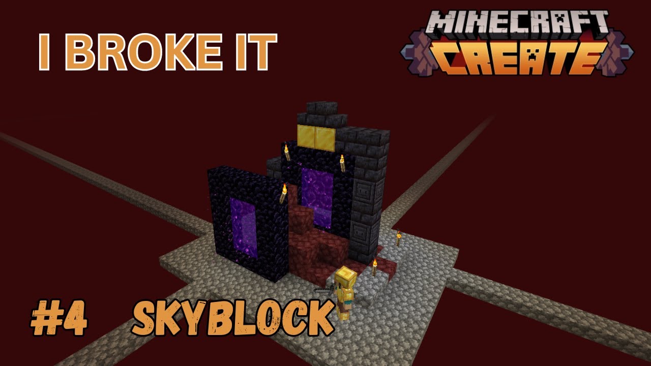 Create Mod Minecraft Skyblock EP4 - YouTube