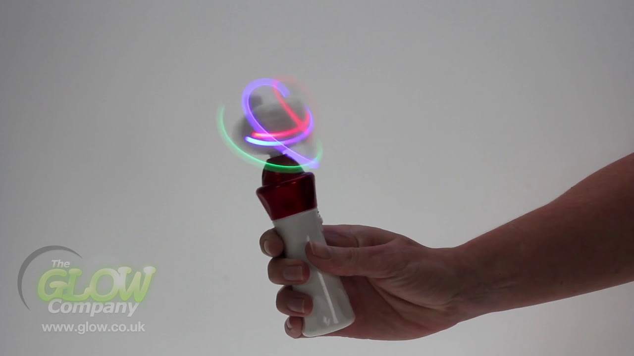 Flashing Cyclone Spinner - YouTube