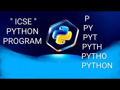 Python program :P PY PYT PYTH PYTHO PYTHON - YouTube