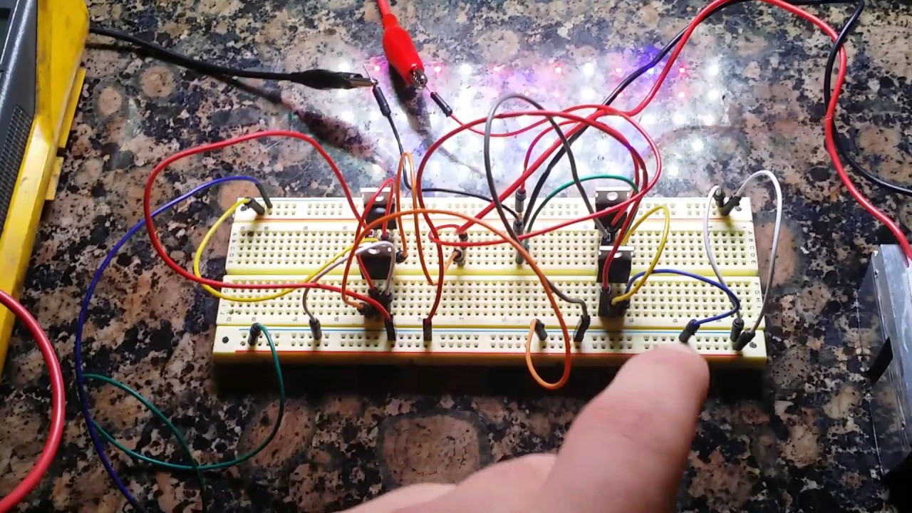 Beginning Peltier Cooler - H-Bridge - YouTube