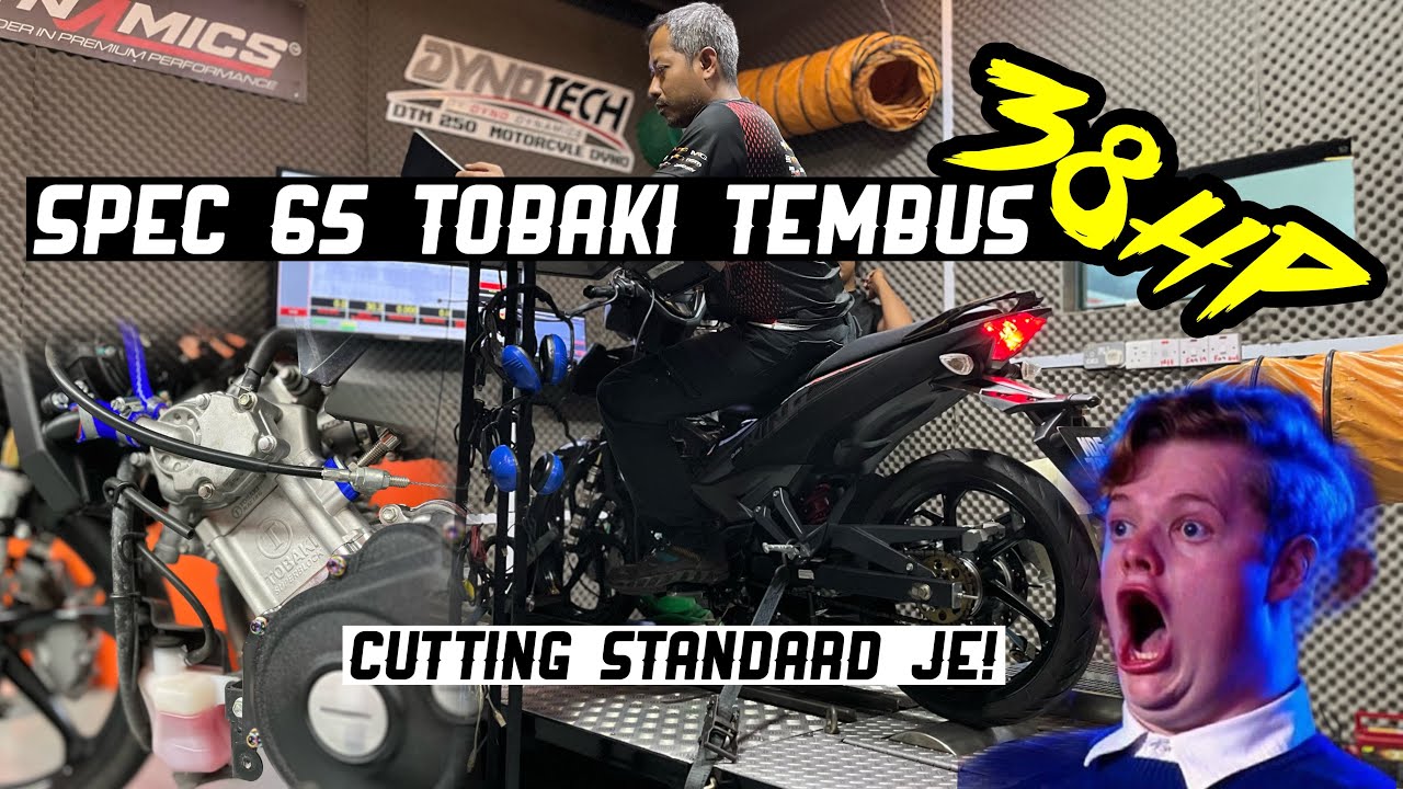 Y15 Spec 65 Tembus 40hp! HPSP 35mm Power Keluar! Tobaki Racing Fullspec ...