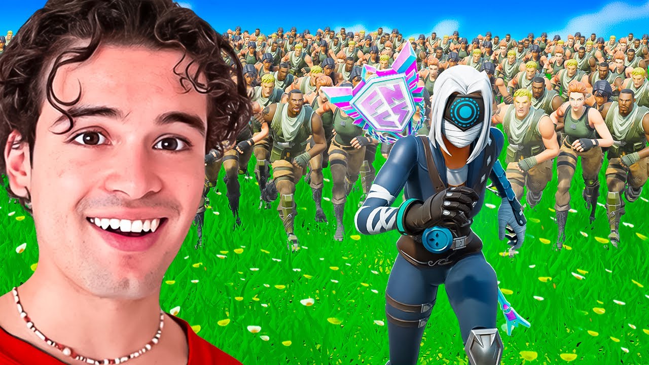 1 PRO vs 99 NOOBS en Fortnite! - YouTube