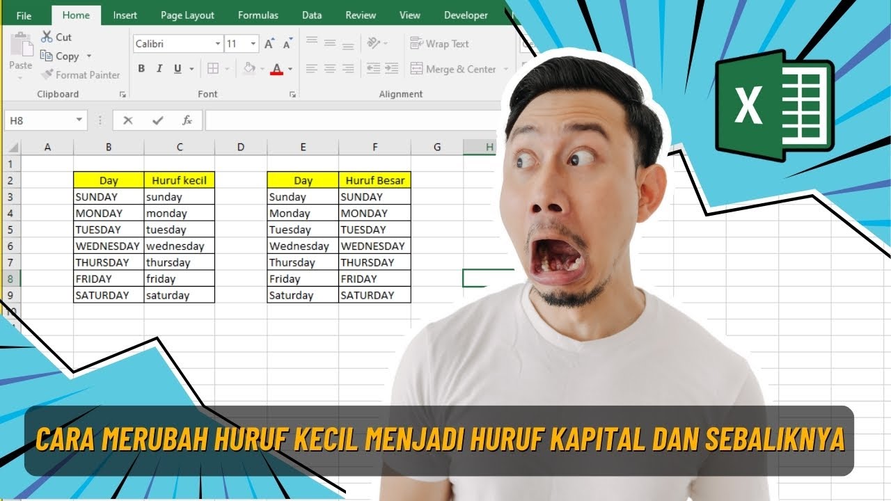 CARA MERUBAH SELURUH HURUF KECIL MENJADI HURUF BESAR DAN SEBALIKNYA | # ...
