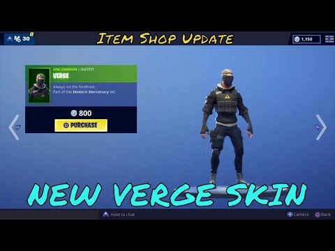 *NEW VERGE SKIN* Fortnite Item Shop Update Live! January 15th 2019 ...