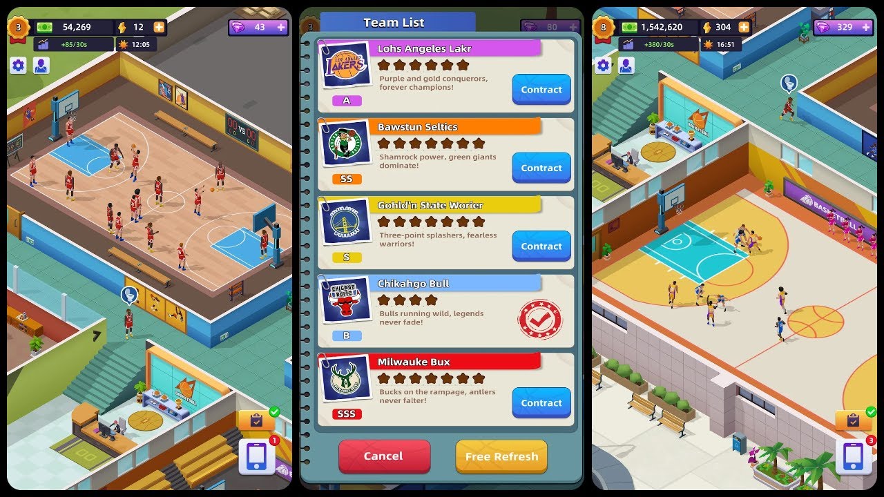 Idle Basketball Arena Tycoon Gameplay Video for Android Mobile - YouTube