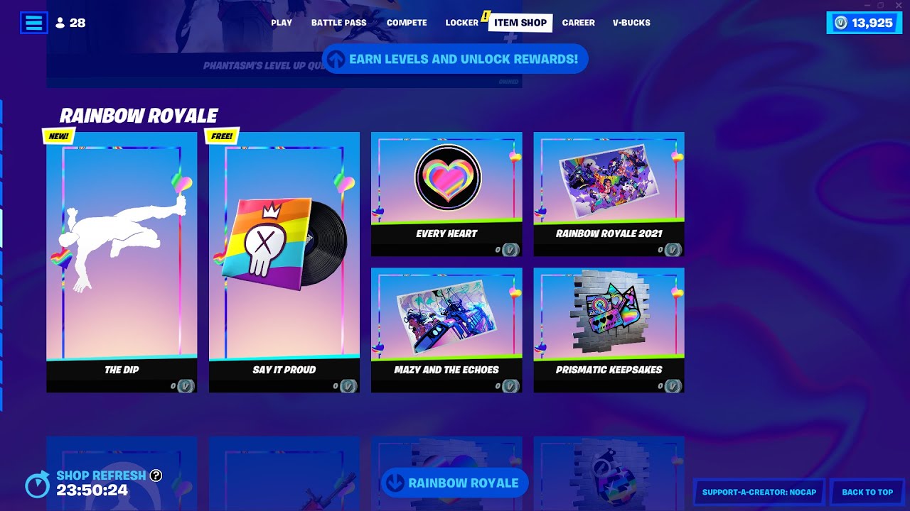 ALL FREE REWARDS RAINBOW ROYALE FREE ITEM SHOP !! THIS ITEM SHOP IS ...