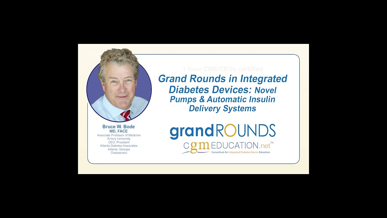 Georgia Society of Endocrinology Grand Rounds with Dr Bruce Bode - YouTube