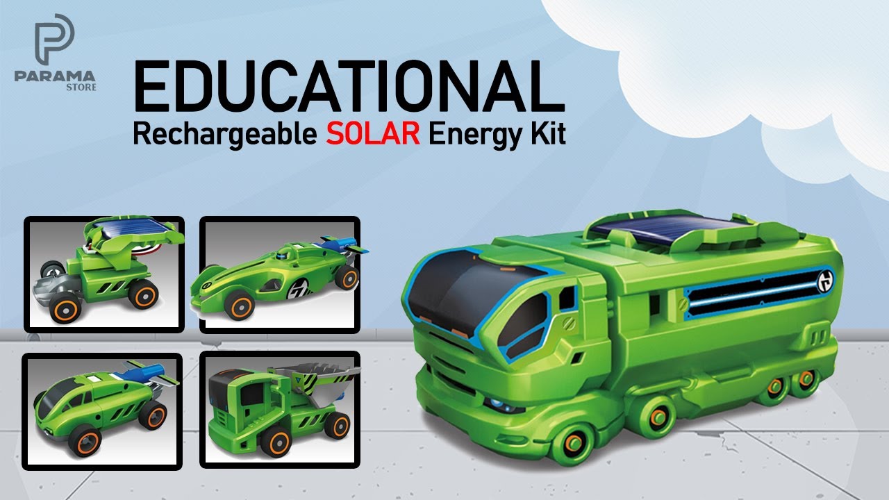 Cara Merakit Solar 7 In 1 Rechargeable Kit Mainan Edukasi CrazyFlasher ...