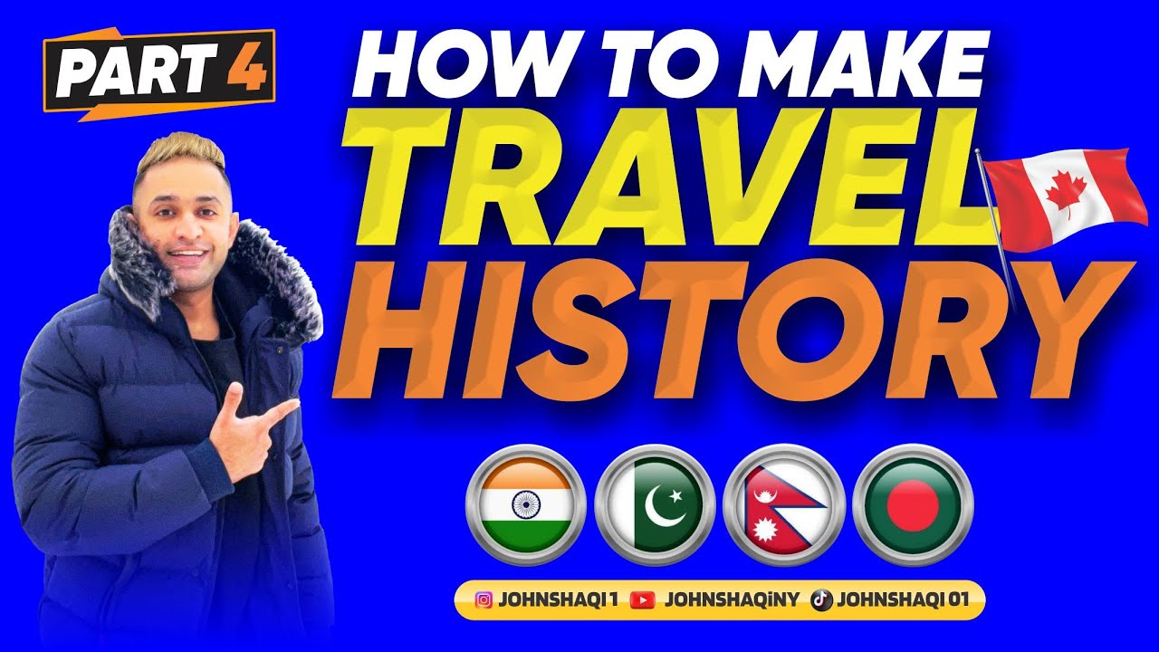 PART 4 EUROPE VISA | WHAT IS TRAVEL HISTORY | HOW TO MAKE TRAVEL ...