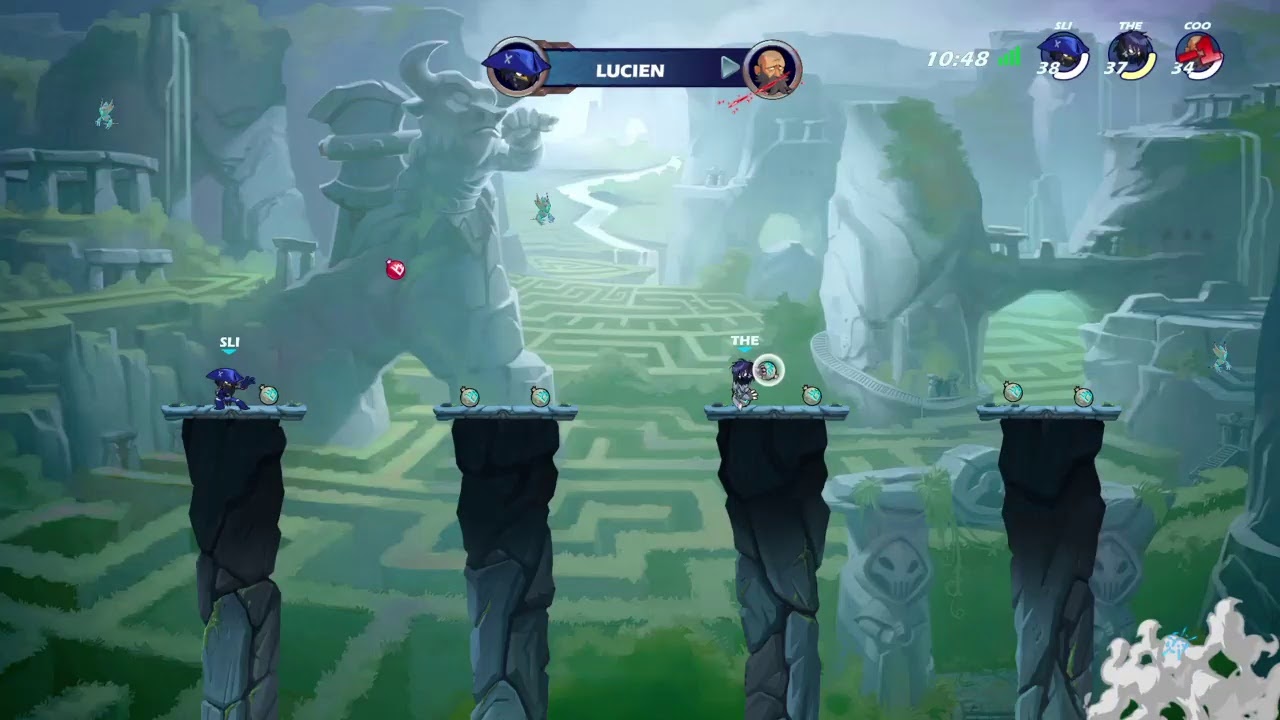 Brawlhalla: dodge ball with the boys - YouTube