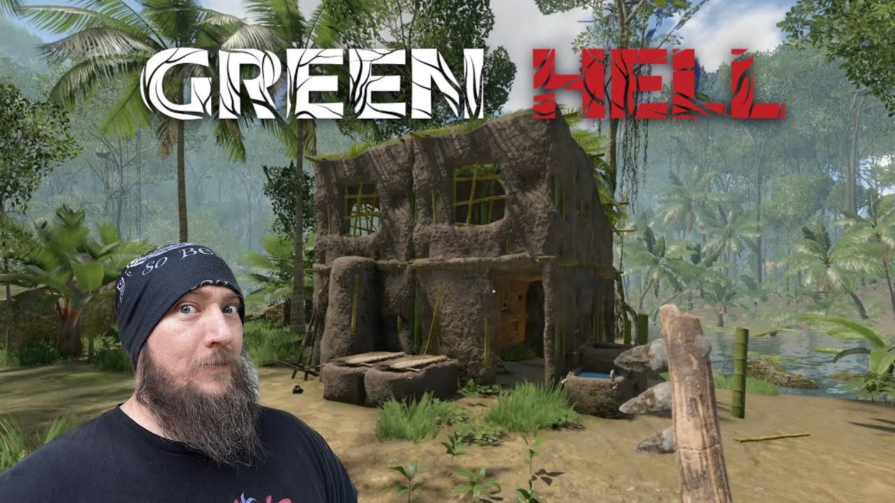 How to build a mud hut?? Lets Play Green Hell ep 5 - YouTube